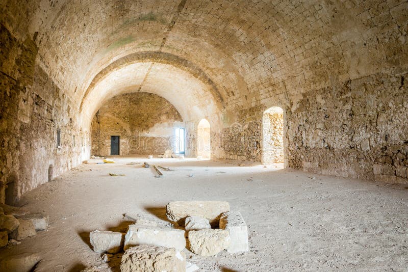 Long Chamber in Abandoned Old Fortress Stock Photo - Image of mansion ...