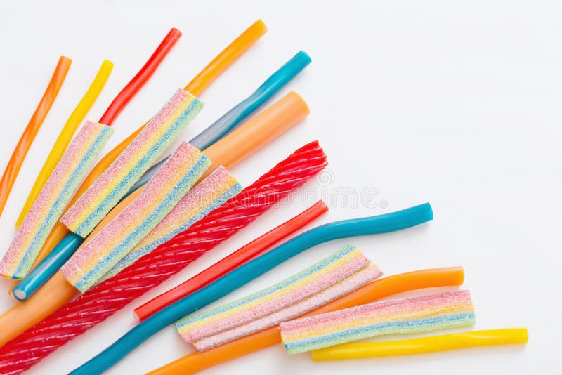 Long Chewy Jelly Sweet Candies Stock Photo - Image of long, edible ...