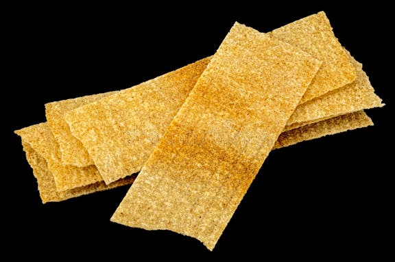 Long Chips Isolated on Black Background, Rectangular Potato Snacks ...