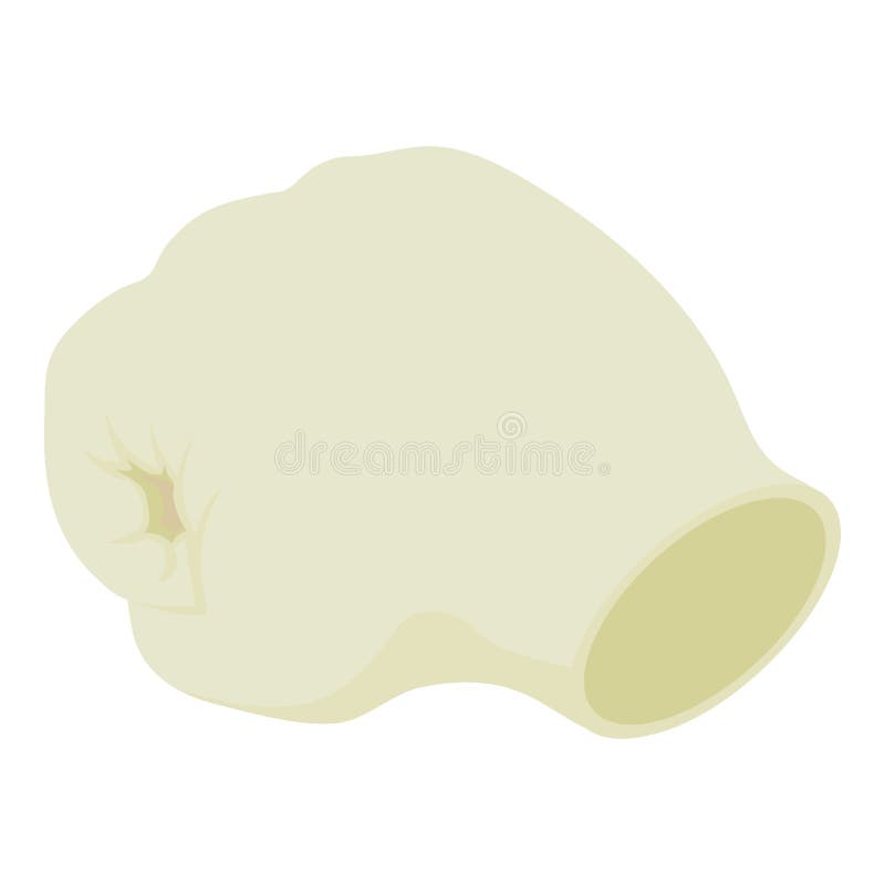 Long Click Hand Icon, Isometric Style Stock Vector - Illustration of ...