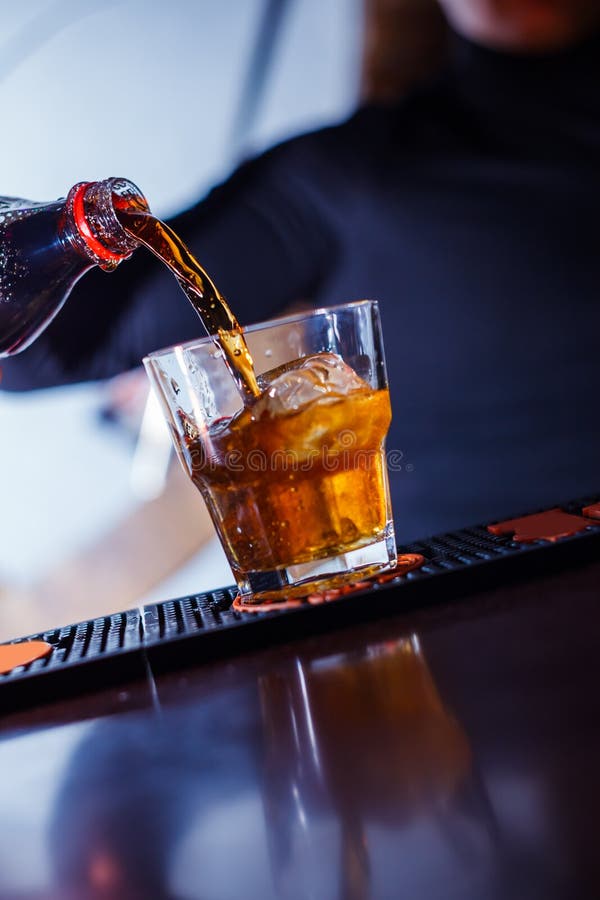 Long cocktail stock image. Image of liquor, glass, barman - 137676869