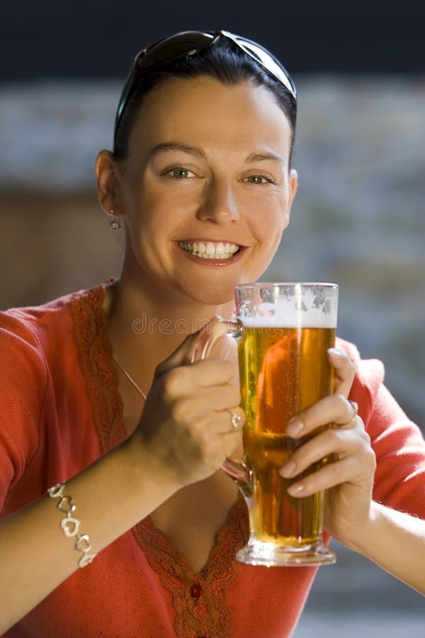 Long Cool Beer stock image. Image of portrait, lager, attractive - 3662089