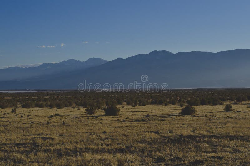 The Cool Calm Desert Utah Landscape Stock Photo - Image of dusty, haze ...