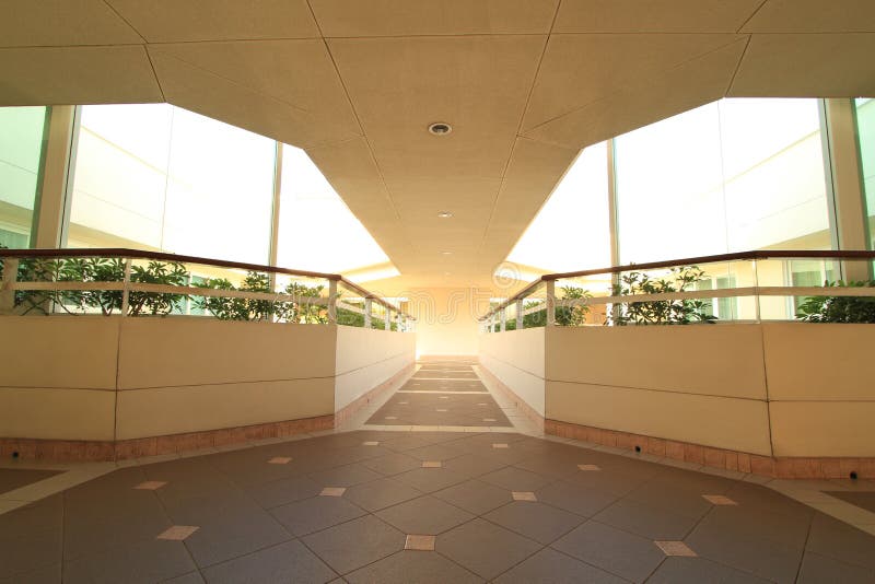 Long corridor stock image. Image of condominium, building - 22206661