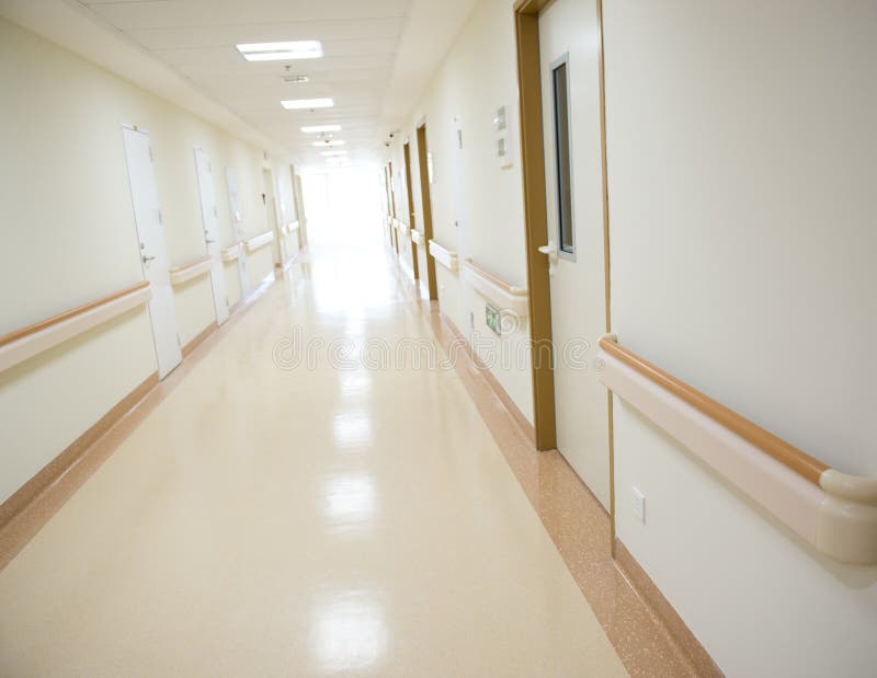 Long corridor stock photo. Image of health, office, disease - 33285246