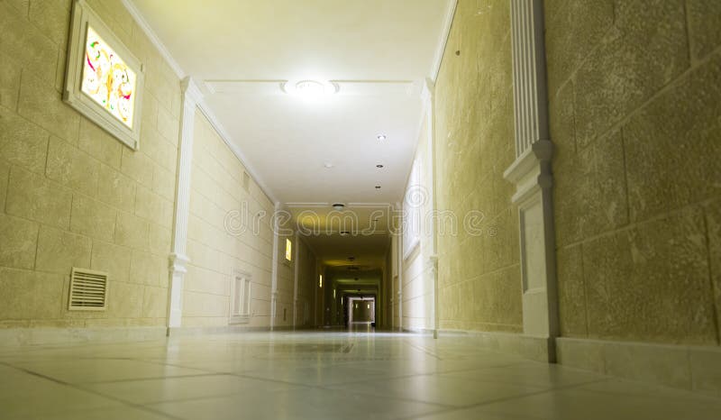 Long corridor stock photo. Image of light, liberty, corridor - 57143924