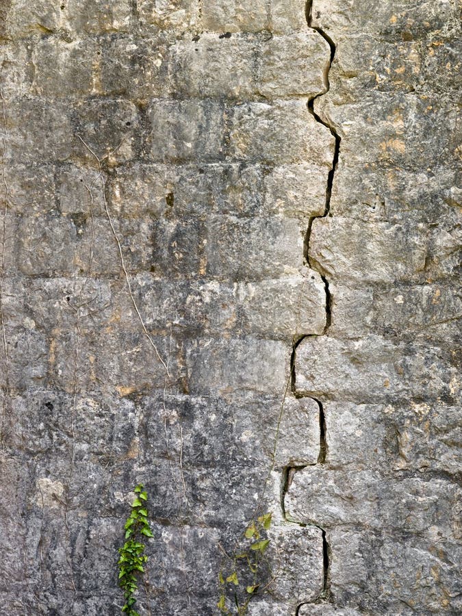 Long crack stock photo. Image of correct, stones, stone - 5226004