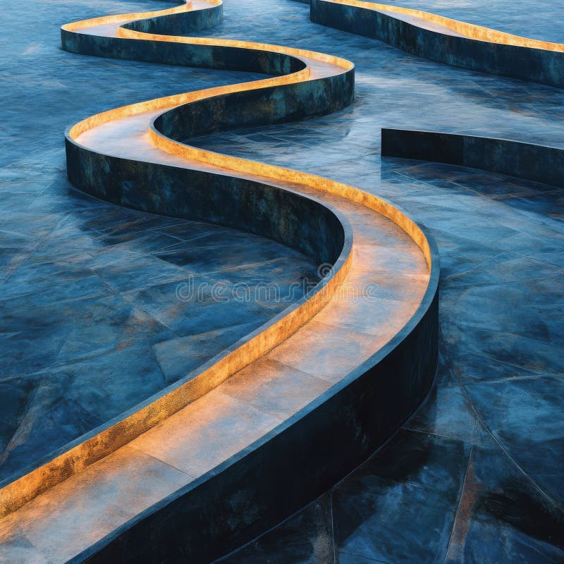 Curvy Walkway Stock Illustrations – 13 Curvy Walkway Stock ...