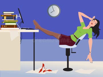 Sedentary Work Stock Illustrations – 312 Sedentary Work Stock ...