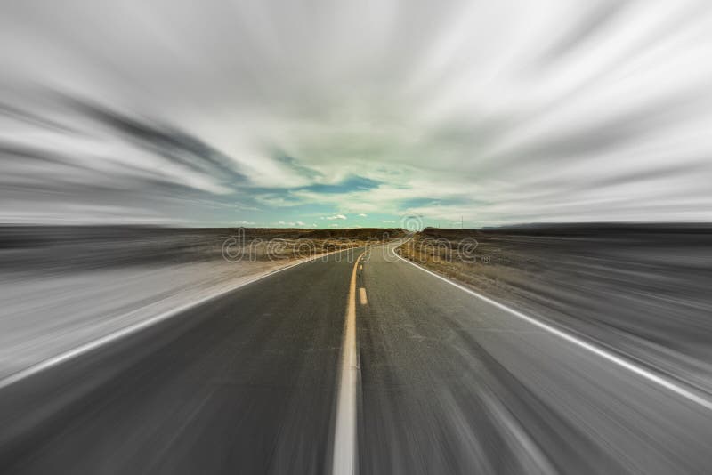 Highway in Motion stock image. Image of movement, arizona - 125705319