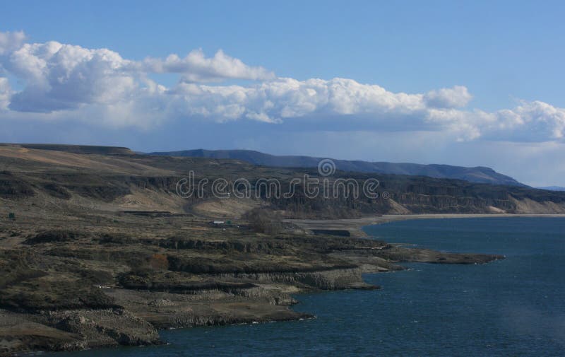 Long Deserted Beach with Sky Stock Photo - Image of long, beautiful ...