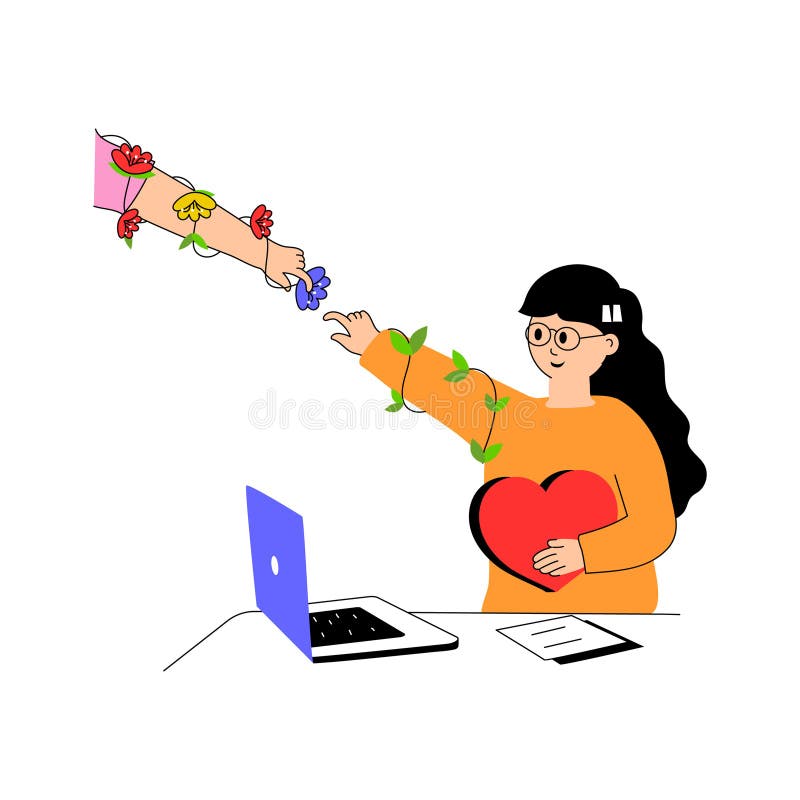Long Distance Relationship Stock Illustrations – 752 Long Distance ...