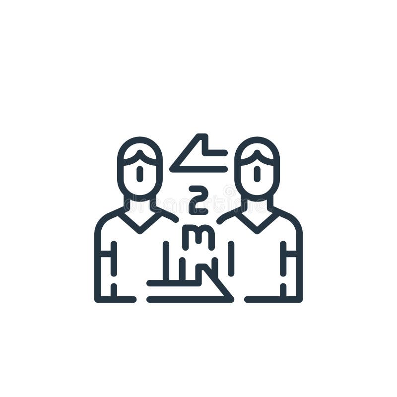 Long Distance Vector Icon Isolated on White Background. Outline, Thin ...