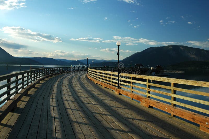 Long dock stock image. Image of water, boardwalk, colombia - 4009239