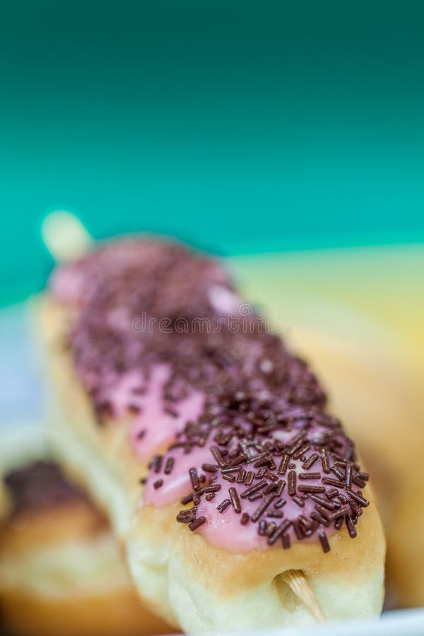 Long donuts stock image. Image of food, junk, five, chichis - 12538779