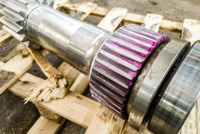 Long Double-sided Gears are in the Warehouse in the Workshop after ...