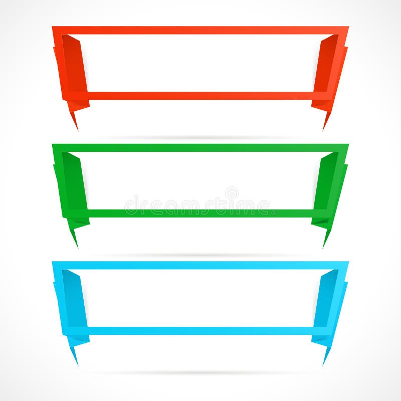 Long drapeau. illustration de vecteur. Illustration du bulle - 19631345