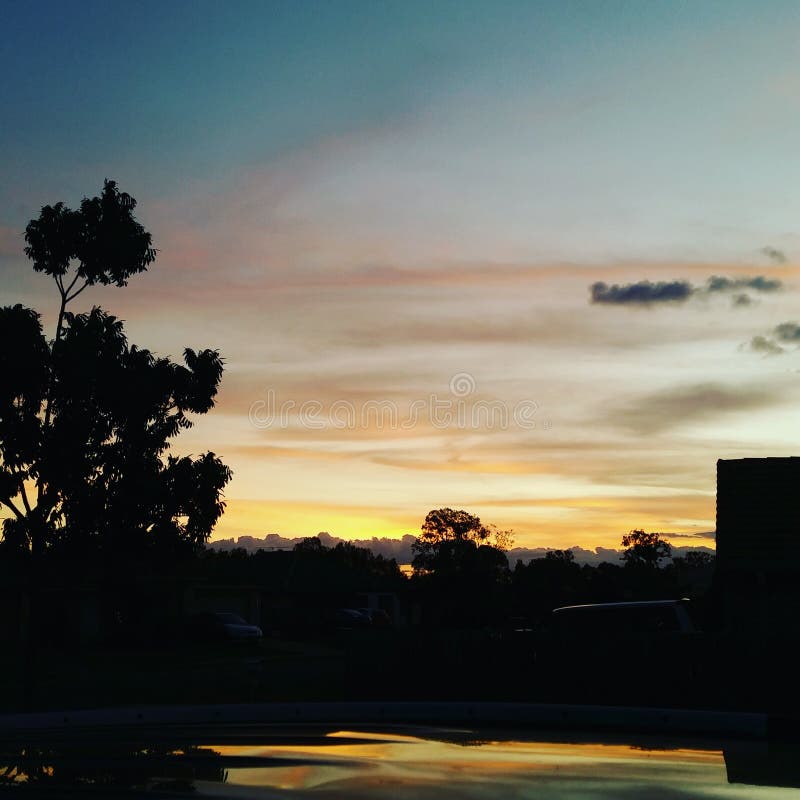 Long Drive Home stock image. Image of green, long, beautiful - 72086161