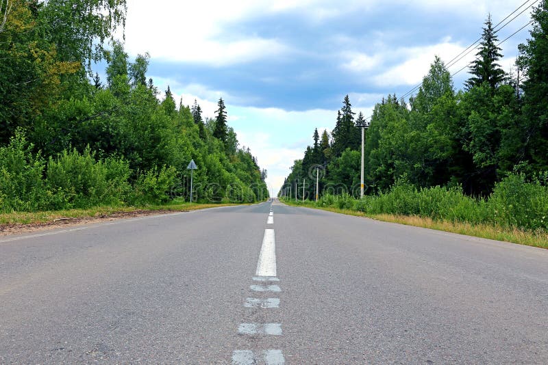 Long driveway stock photo. Image of nature, highway, objective - 42444734