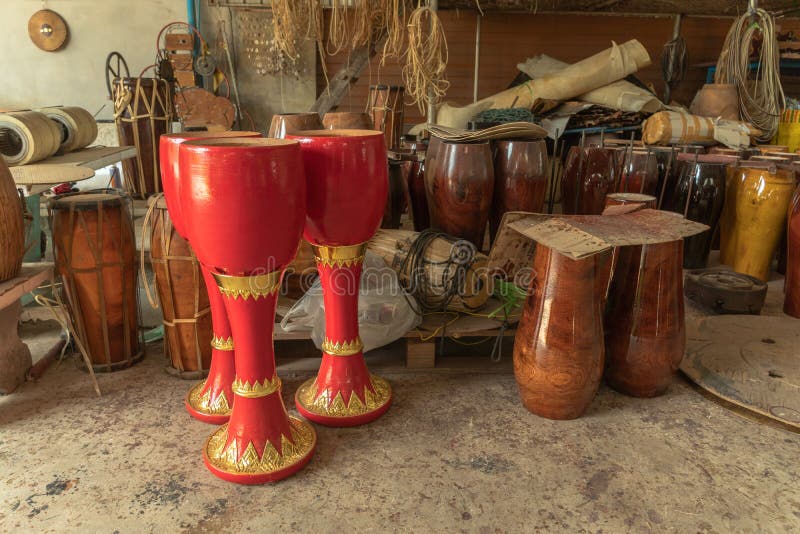 Long drum stock image. Image of thai, traditional, landmark - 24223789