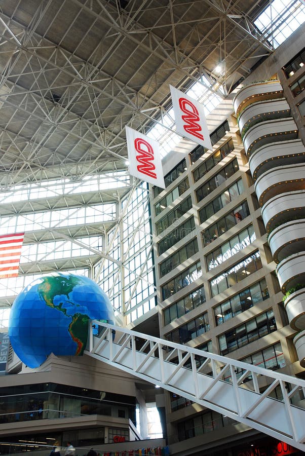 Escalator at the CNN Building Editorial Image - Image of offices ...