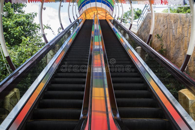 Rainbow Escalators Stock Photos - Free & Royalty-Free Stock Photos from ...