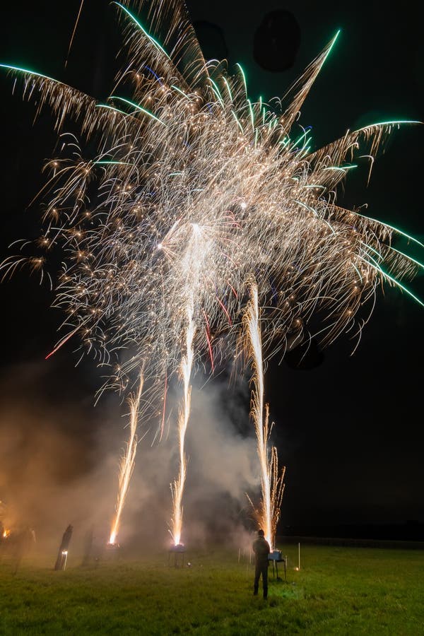 Fireworks stock image. Image of celebration, firework - 163682689