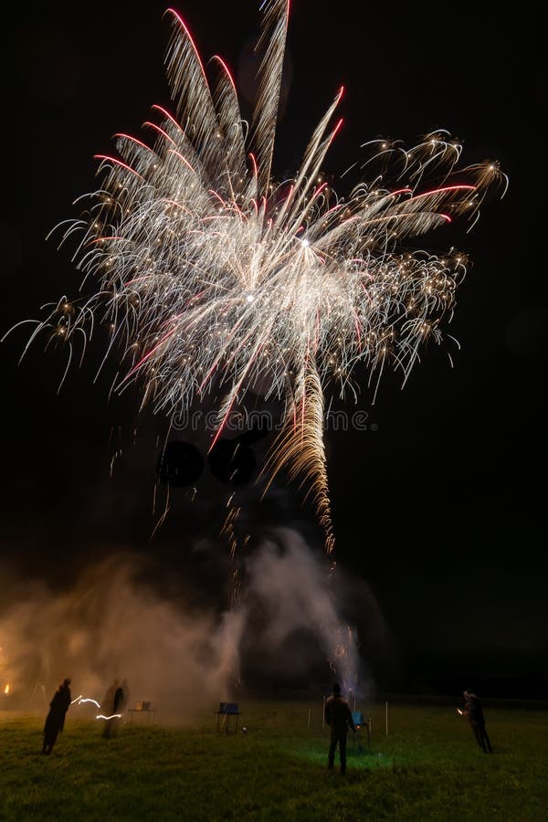 Fireworks stock photo. Image of illuminated, outdoors - 205300288