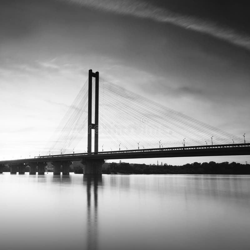 Long exposure bridge stock photo. Image of simple, minimalistic - 54267238