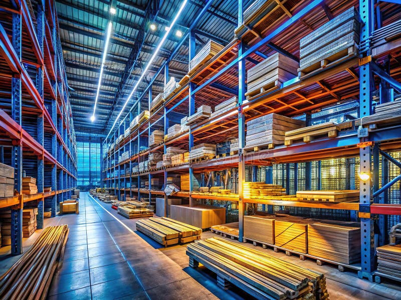 Long Exposure Captures the Precision and Strength of a Warehouse ...