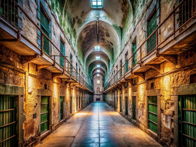 A Long Exposure Captures the Timeless History of a Prison Cell Block at ...