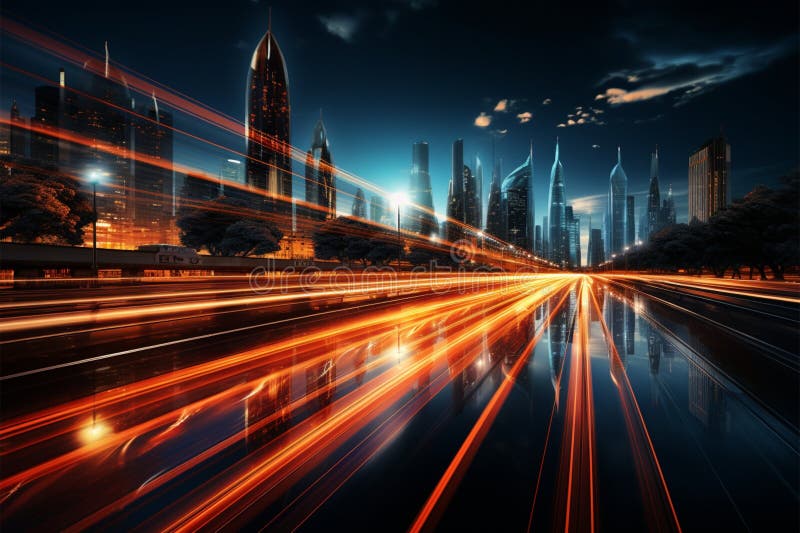 Long Exposure Captures the Urban Pulse through Dynamic Light Trails ...