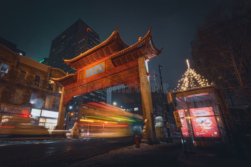 Long Exposure of the China Town Editorial Photography - Image of travel ...