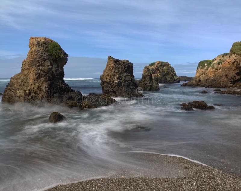Ocean rocks stock photo. Image of ocean, coastal, exposure - 133532710