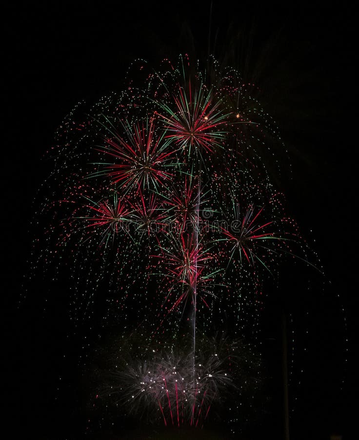 Fireworks stock image. Image of exposure, firework, long - 131349603