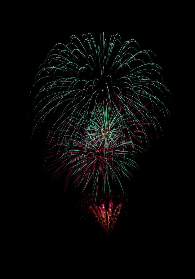 Fireworks stock image. Image of fireworks, long, exposure - 131349635