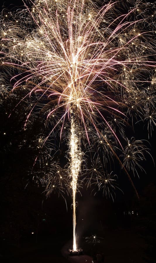Firework show stock photo. Image of long, exposure, grand - 228390924