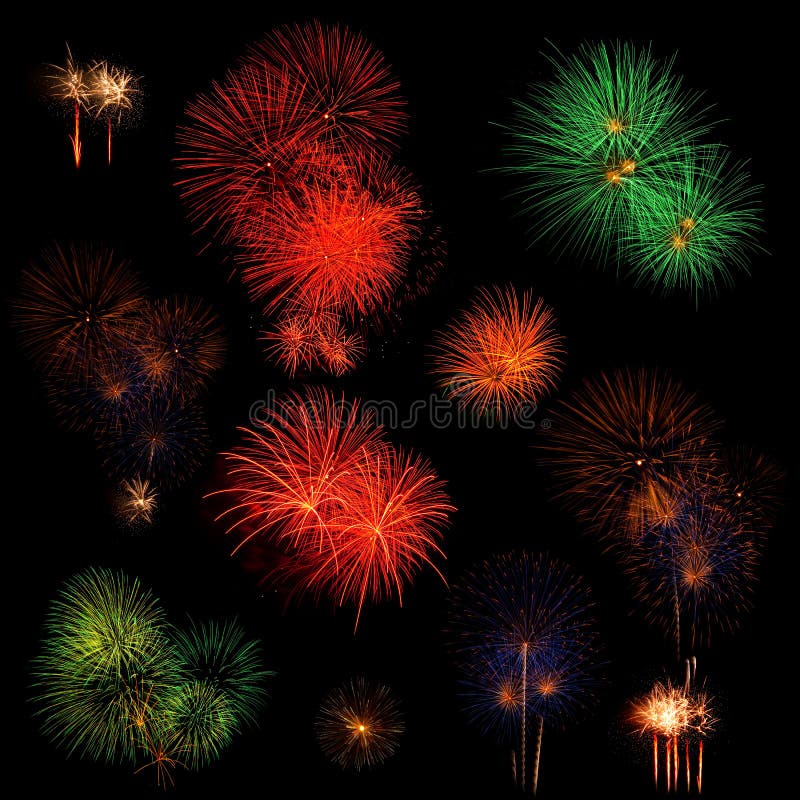 Long Exposure of Fireworks Background Stock Photo - Image of fireworks ...