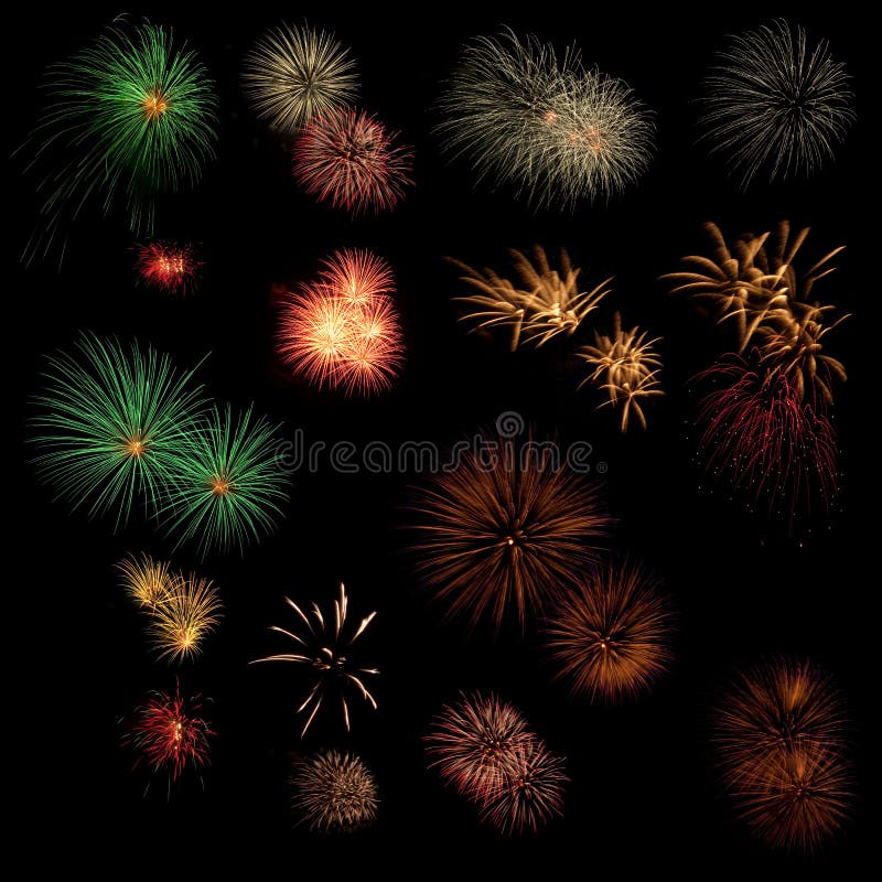 Colorful fireworks frame stock photo. Image of explode - 23524746