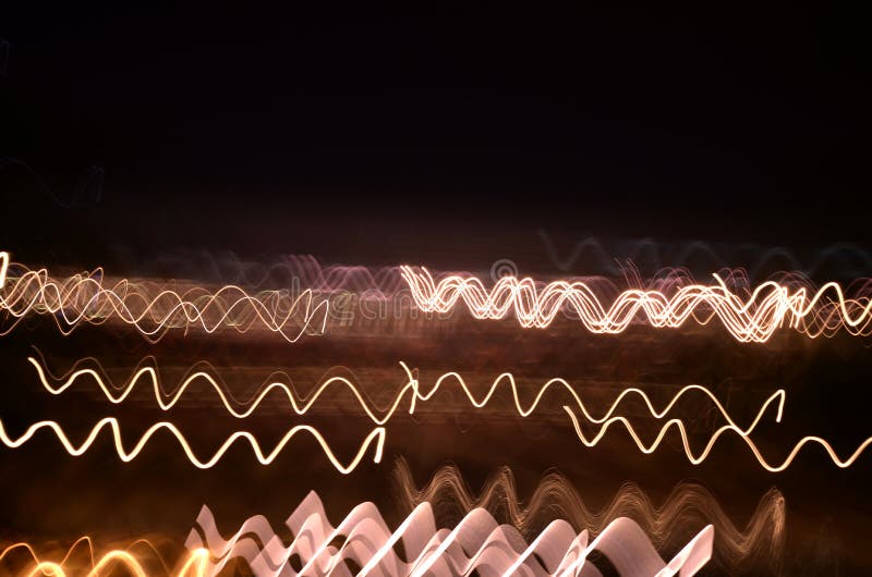 Long Exposure Light Streaks and Patterns Stock Photo - Image of ...