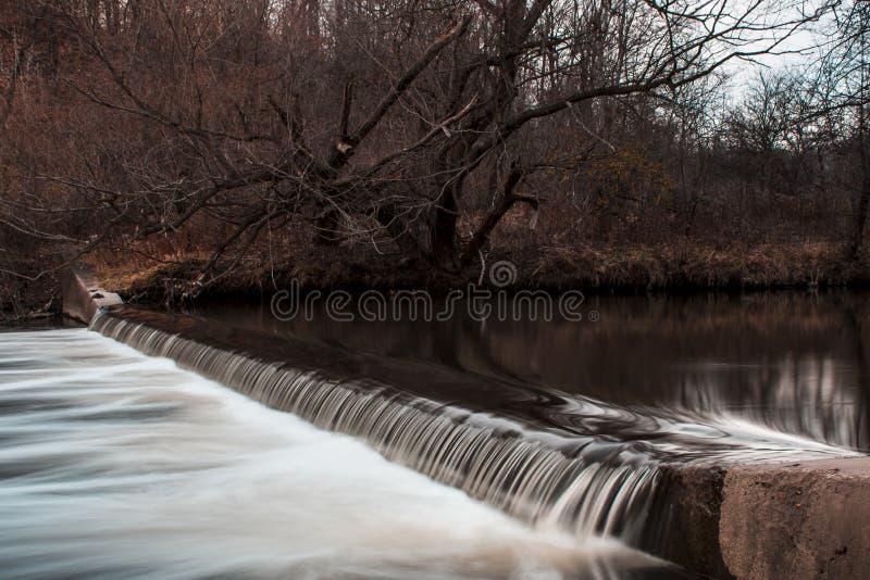 Long Exposure of the Lower Don River Stock Image - Image of flow, long ...