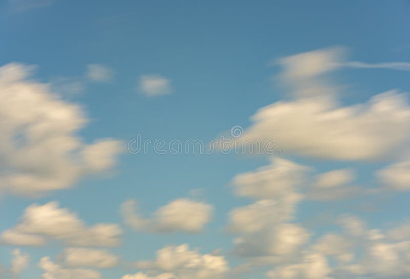 Long Exposure Motion Blur Clouds in the Sky Stock Photo - Image of ...