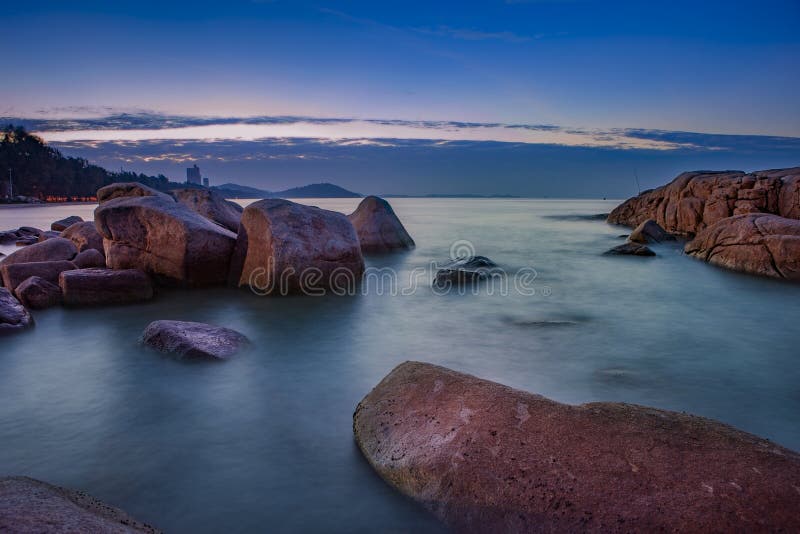 Long Exposure Photography of Sea Scape in Morning Light Stock Image ...
