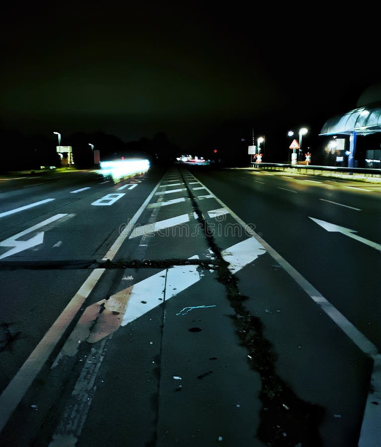 Long exposure road stock photo. Image of long, exposure - 168477814