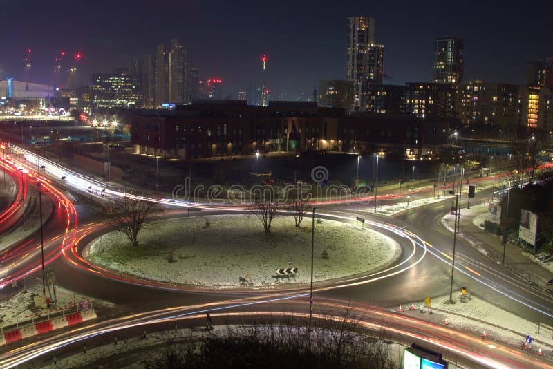 Long Exposure of Roundabout Stock Image - Image of long, london: 264341709