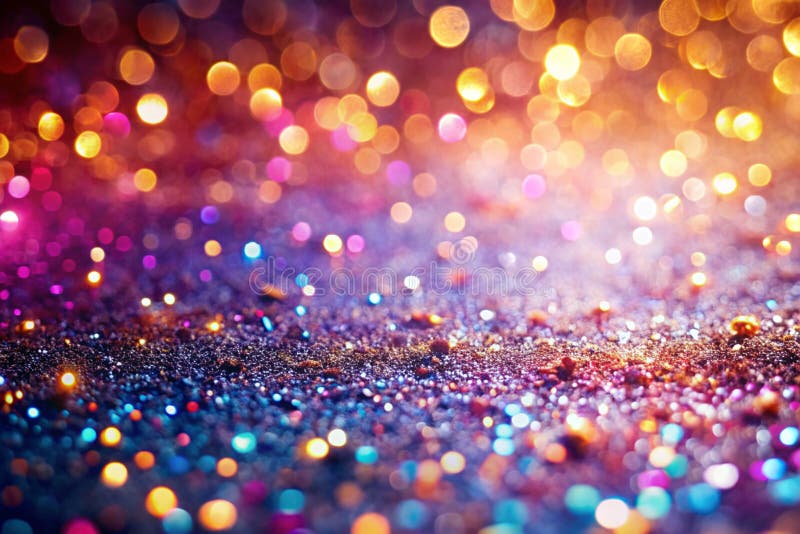 Pretty Shining Falling Glitter Long Exposure Texture - Abstract Photo ...