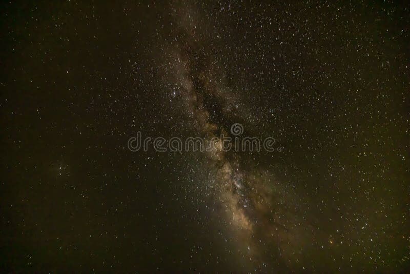 Long Exposure Shot of the Mesmerizing Starry Night Sky Stock Photo ...
