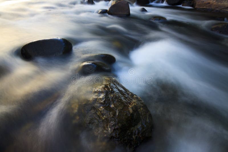 Long Exposure Shot of a Stream Stock Image - Image of long, freshness ...
