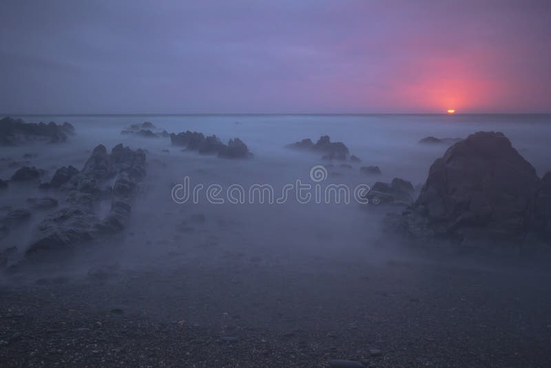 Long exposure sunset stock photo. Image of exposure - 157266080