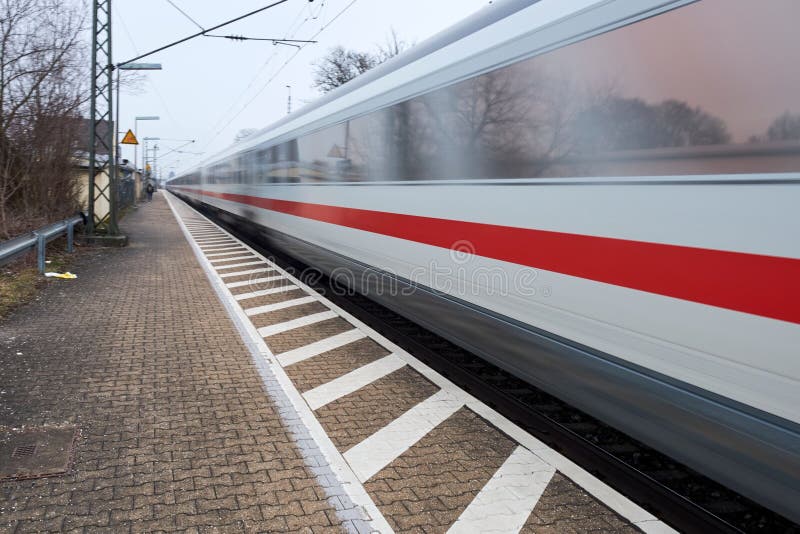 Long exposure of a train stock image. Image of travel - 263532181